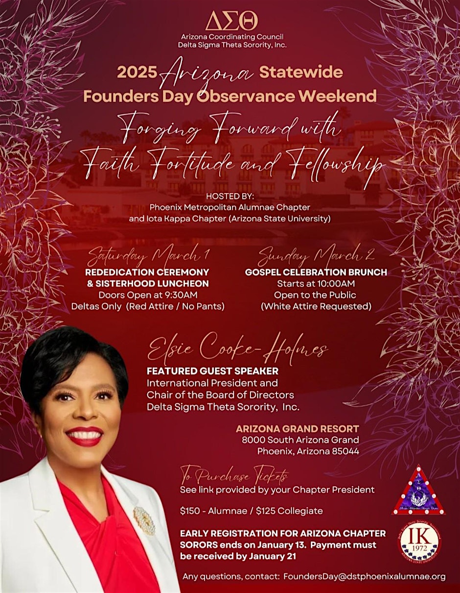 Phoenix Metropolitan Alumnae Chapter – Fostering Opportunities of Collaboration, Unity & Sisterhood!